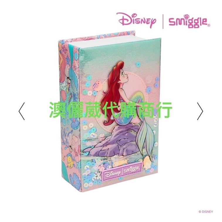 Smiggle Disney Princess Ariel Booksafe | 蝦皮購物