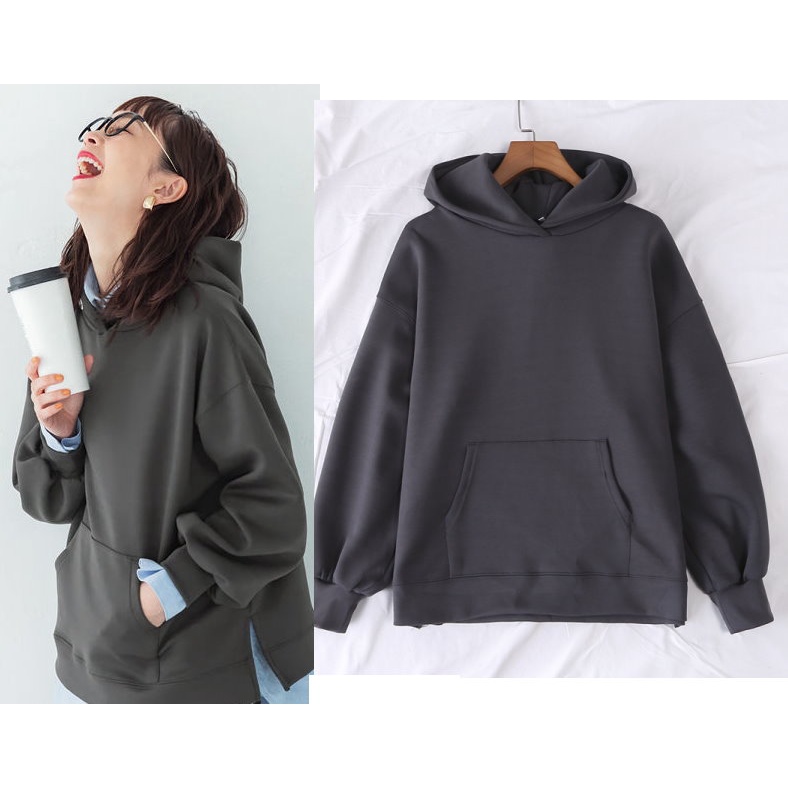 【WildLady】 特 日本日系質感氣質簡約百搭寬鬆連帽上衣 帽t 衛衣coca | 蝦皮購物