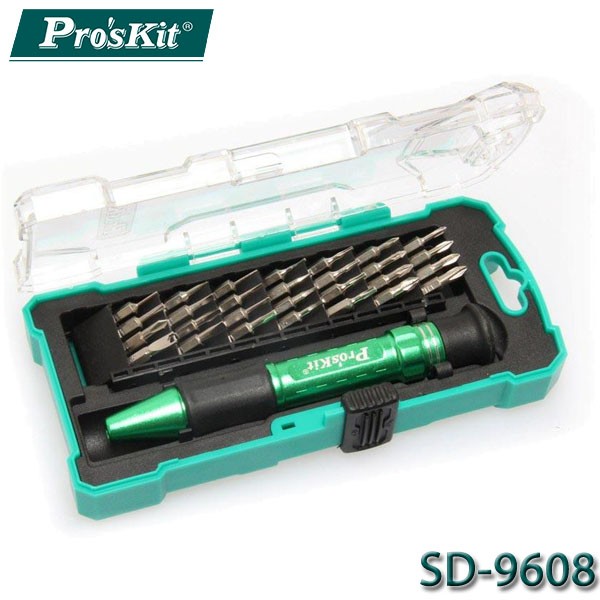 【MR3C】含稅附發票 ProsKit 寶工 SD-9608 鋁合金手柄精密起子組 30pcs | 蝦皮購物