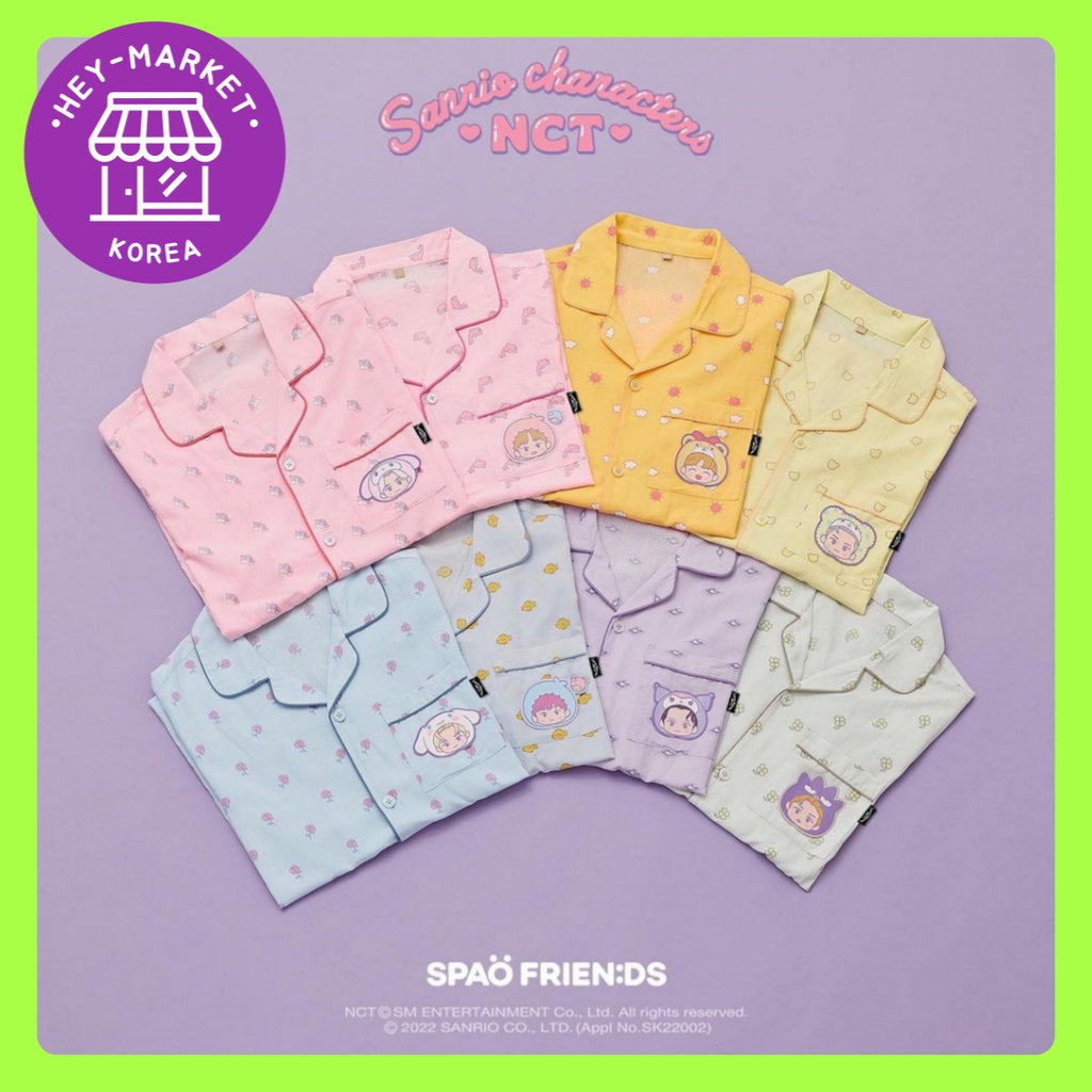 [NCT X Sanrio] Spao 睡衣 / RENJUN / HAECHAN / JUNGWOO / JISUNG | 蝦皮購物