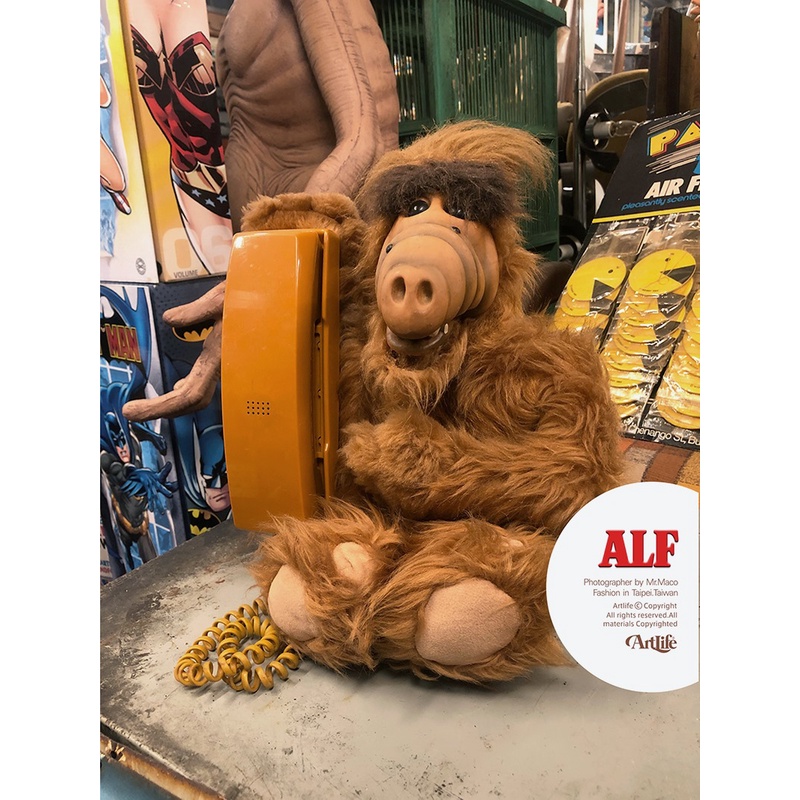 Artlife ㊁ ALF 1988 Telephone Bonus Plush 家有阿福 古董收藏 老電話 | 蝦皮購物