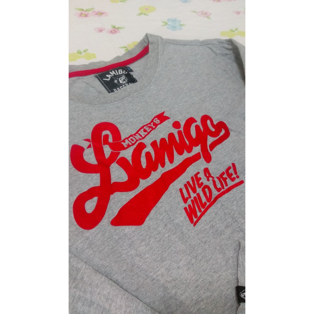 僅此一件 LAMIGO MONKEYS 桃猿 LM 2015款 S號 淺灰長T 林智勝 大師兄 31號 猛猿 | 蝦皮購物