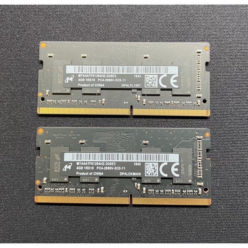Apple Mac新機拆換記憶體 DDR4 2666 4GB 記憶體 美商美光大廠顆粒 高穩定性 | 蝦皮購物