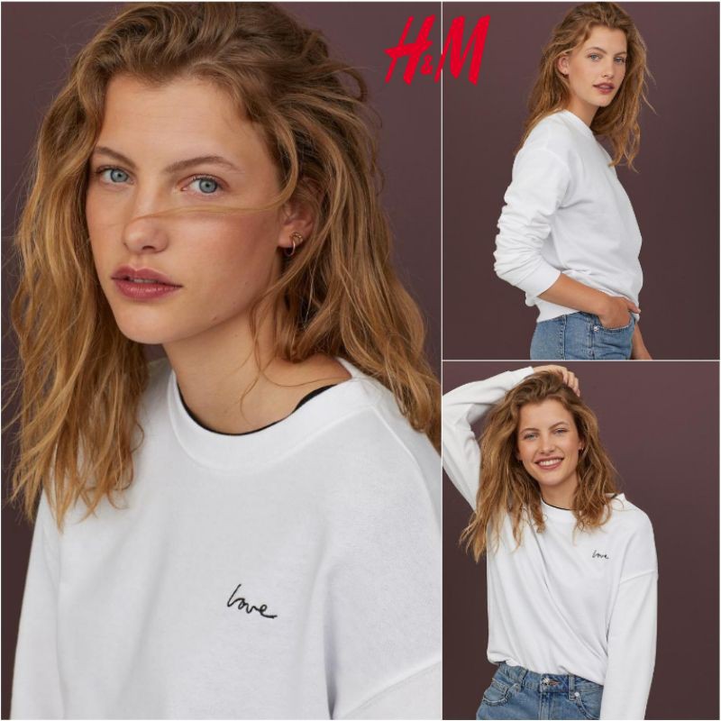 衛衣 HM Original Love 標誌 | 蝦皮購物