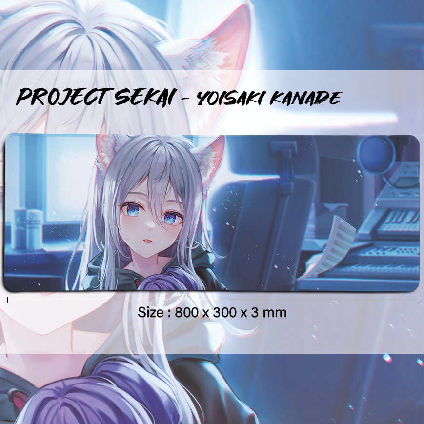 計劃宵崎奏世界project Sekai Yoisaki Kanade 800*300mm 遊戲鼠標墊 | 蝦皮購物