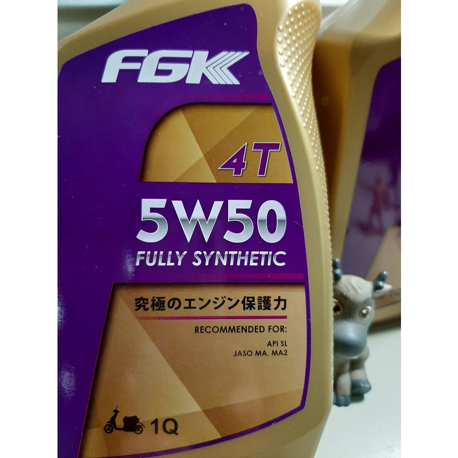 FGK 4T-5W50機車合成機油一瓶/1L，(補貨中) | 蝦皮購物