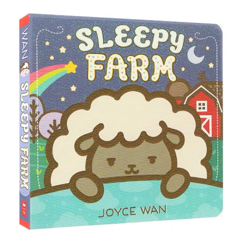 sleepy farm 睡吧農場 動物翻翻書 寶寶機關書 超可愛童書 動物認知 | 蝦皮購物
