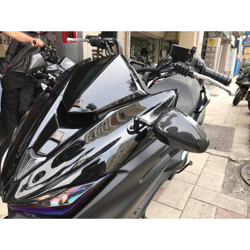 SIMOTA 後照鏡 卡夢後照鏡 橢圓型跑車款 跑車款 千力摩 SIMOTA後照鏡 後視鏡 前移 FORCE SMAX | 蝦皮購物