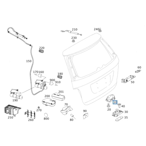 BENZ 賓士 W164 W211 後蓋 六角鎖 1647400635 2117400136 2117400235 | 蝦皮購物