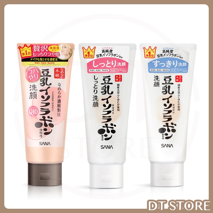 洗面乳 SANA 豆乳美肌洗面乳 150g 保濕 滋潤 潤澤 Q10深層 日本【DT STORE】【0016699】 | 蝦皮購物