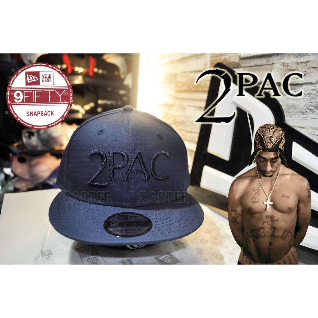 New Era x Tupac Shakur 2PAC Blue Asia 9Fifty 吐帕克亞洲限定後扣帽 | 蝦皮購物