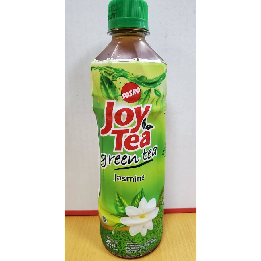 SOSRO JOY TEA GREEN TEA JASMINE 綠茶風味飲料 500 ML | 蝦皮購物