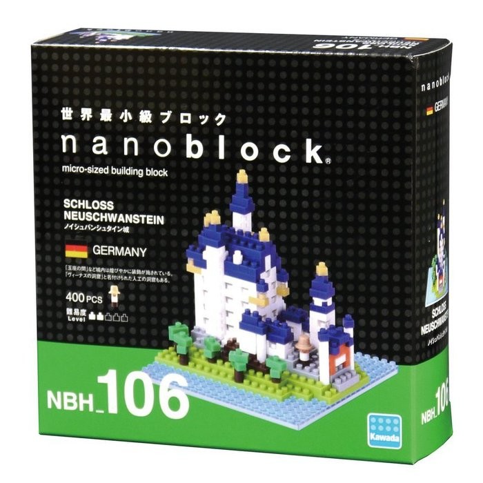【丹特屋】KAWADA 河田 微積木 【德國新天鵝堡】世界旅遊景點系列 nanoblock NBH-106 | 蝦皮購物