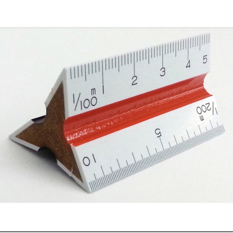 (快速出貨)現貨/日本製 三角塑膠比例尺 30cm 製圖工具 UCHIDA 內田事務 送5cm小比例尺1支 | 蝦皮購物