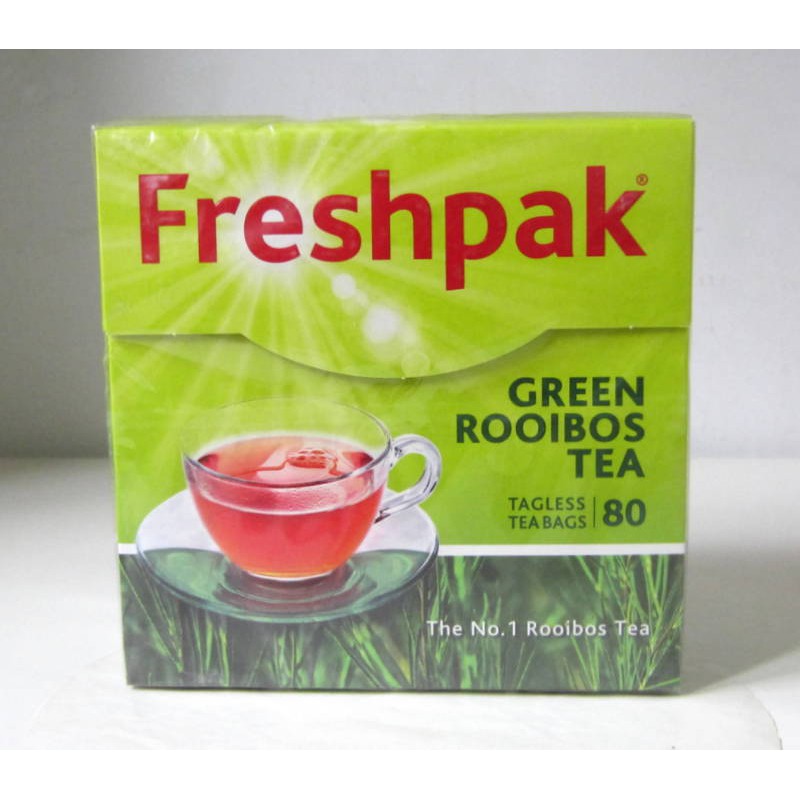南非國寶茶。綠茶。Freshpak - Green Rooibos tea 原味 (80入，小包裝) | 蝦皮購物