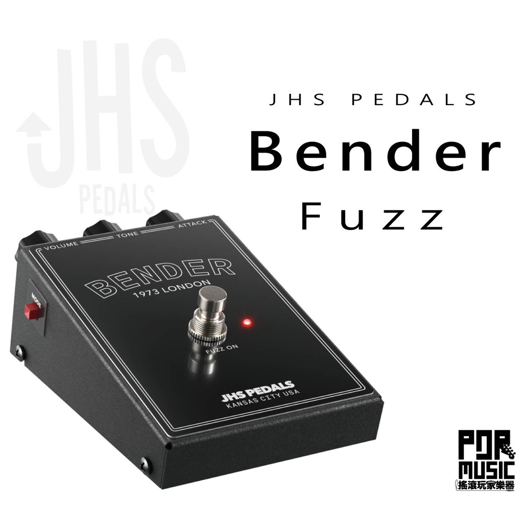 【搖滾玩家樂器】全新 免運 JHS | BENDER │ FUZZ 效果器 | 蝦皮購物