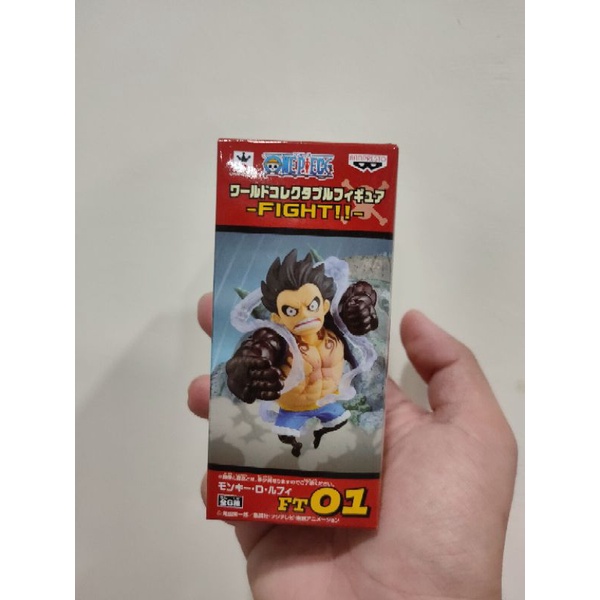 日版 金證 海賊王 WCF 德雷斯羅薩篇 戰鬥篇 FT01 四檔魯夫,全新未拆 美品 | 蝦皮購物