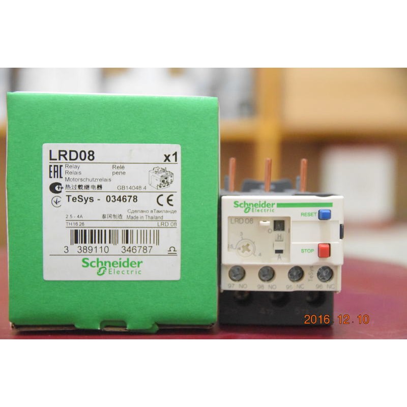 TE施耐德 LRD08、LRD10、LRD12、LRD14、LRD16、LRD21 積熱電驛、過載保護繼電器 O.L | 蝦皮購物
