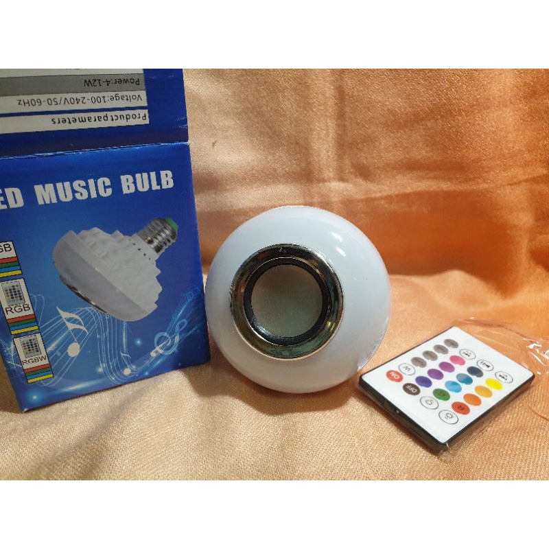RGB LED MUSIC BULB 彩光遙控藍芽音樂燈泡 | 蝦皮購物