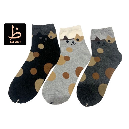 日系貓咪少女襪/女襪/長襪/少女襪/1/2襪/貓咪/台灣製造/日系/品牌BEEANT | 蝦皮購物