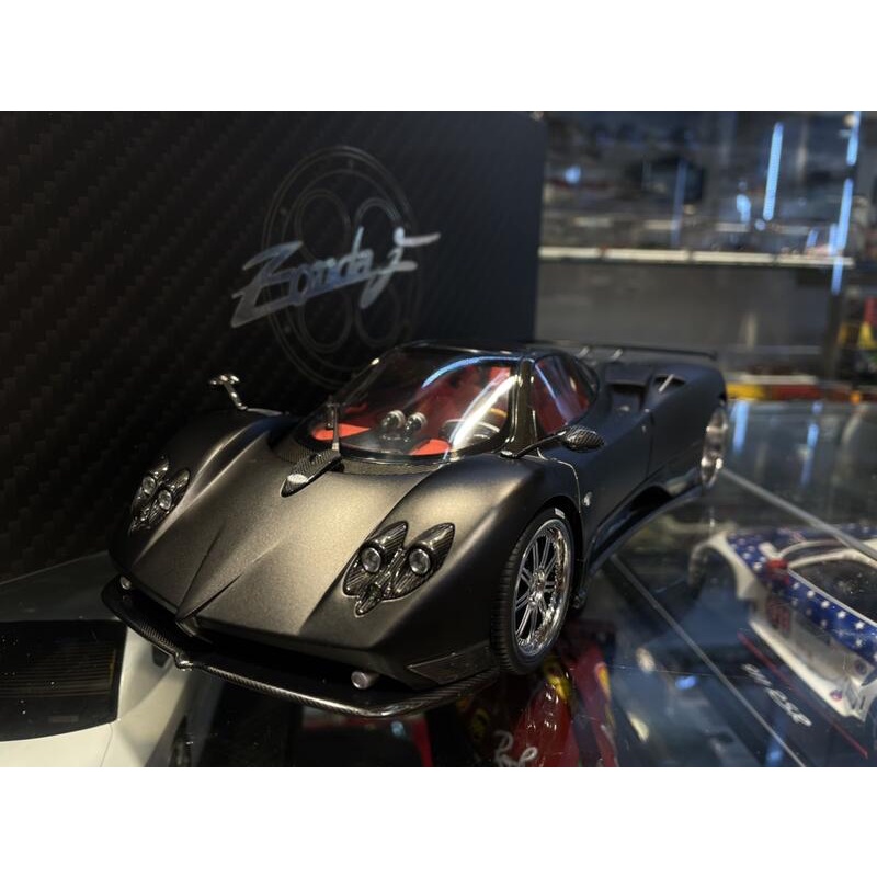 吉華科技@ 1/18 Almost Real 850403001 PAGANI ZONDA F 2005 消光黑 | 蝦皮購物