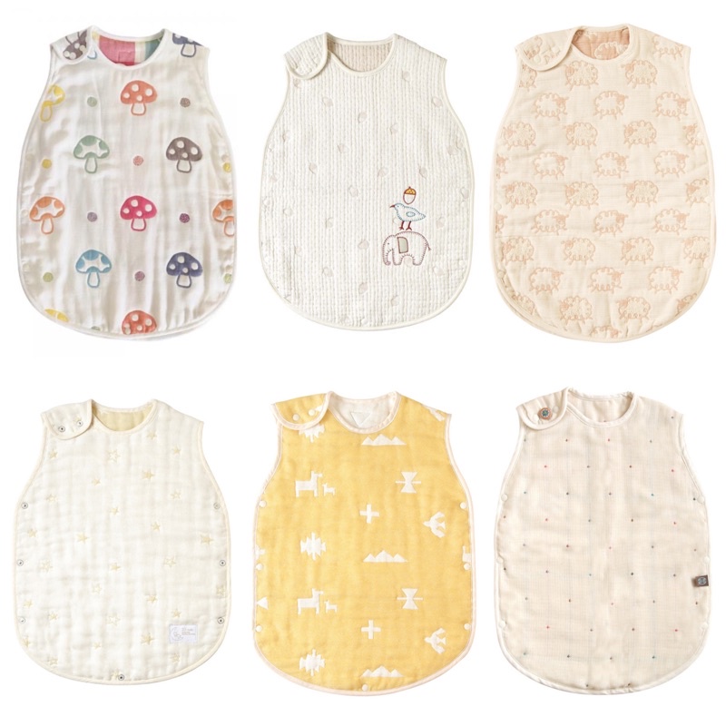 全新 | Hoppetta 正版 日本 原裝 蘑菇被 防踢被 六層紗 6way 兩用被 | 蝦皮購物