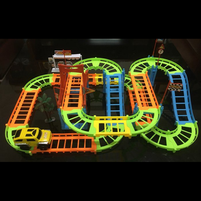 【singcoco】電動軌道車 城市軌道車 百變軌道車 多種軌道變化 益智玩具 彩色軌道&灰色軌道隨機出貨 不附電池 | 蝦皮購物