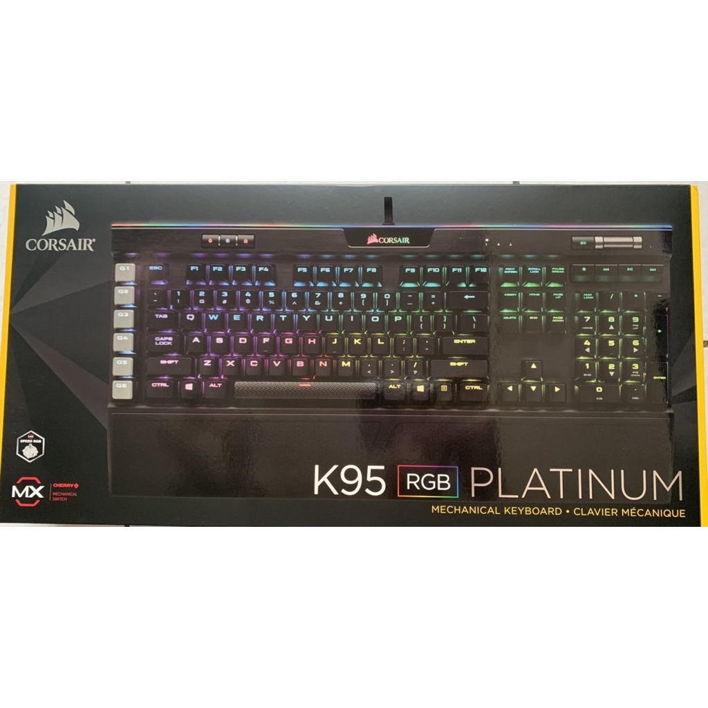 CORSAIR K95 PLATINUM 銀軸 | 蝦皮購物