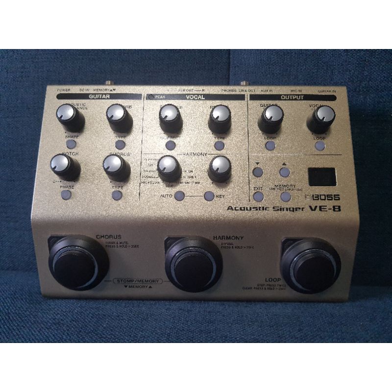 BOSS VE-8 Acoustic 人聲/吉他效果器（二手） | 蝦皮購物