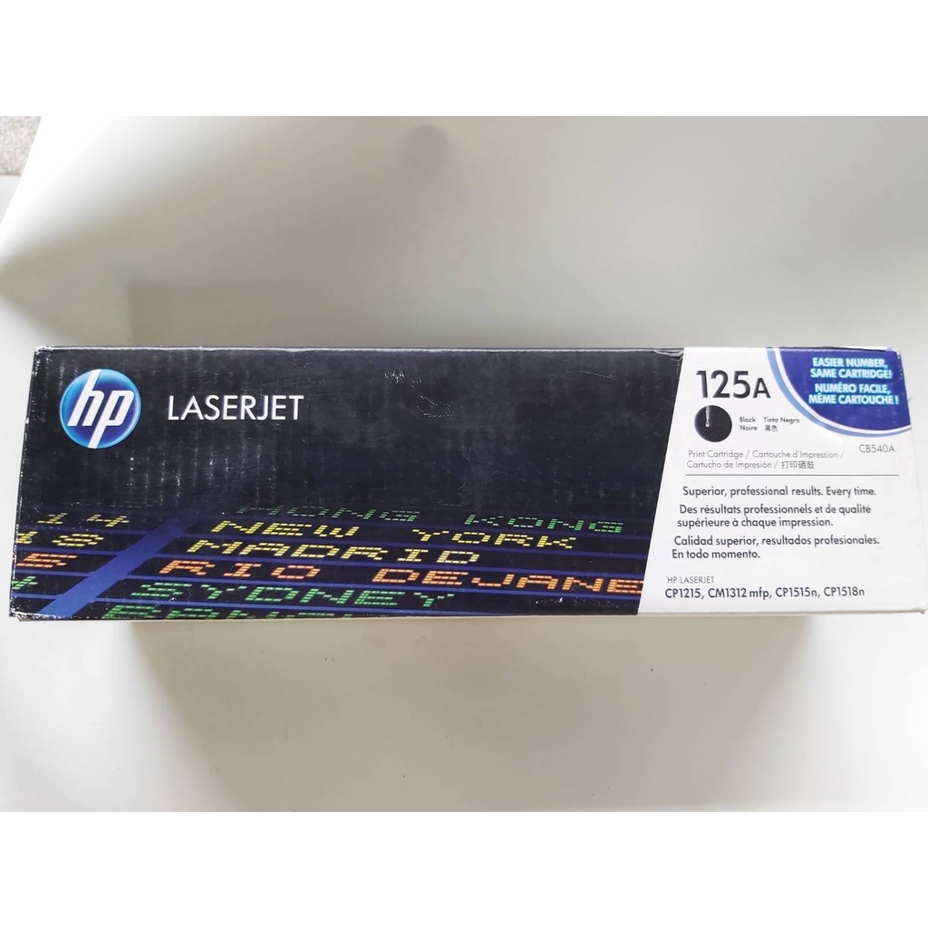 HP 125A原廠黑色碳粉匣(CB540A) | 蝦皮購物