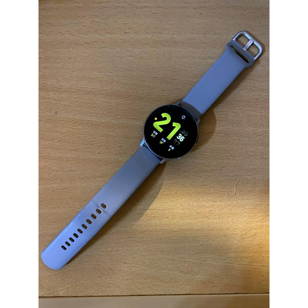 【JK-reuse小舖】SAMSUNG Galaxy Watch Active 2 44mm 冰川銀 二手 | 蝦皮購物