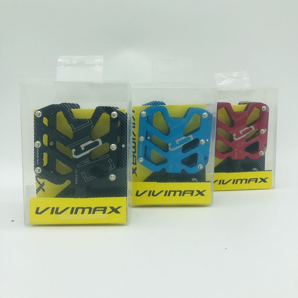 騎樂 公司貨 VIVIMAX EAGLE 70 自行車踏板/噴砂陽極/256g/單車輕量踏板 | 蝦皮購物