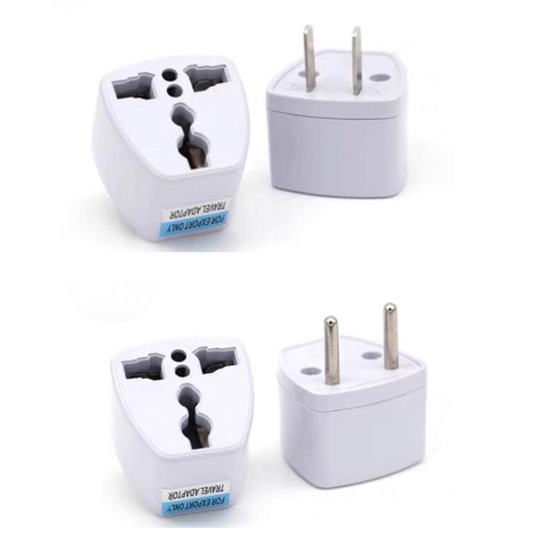 colokan steker Indo - Taiwan Gepeng bulat | 蝦皮購物