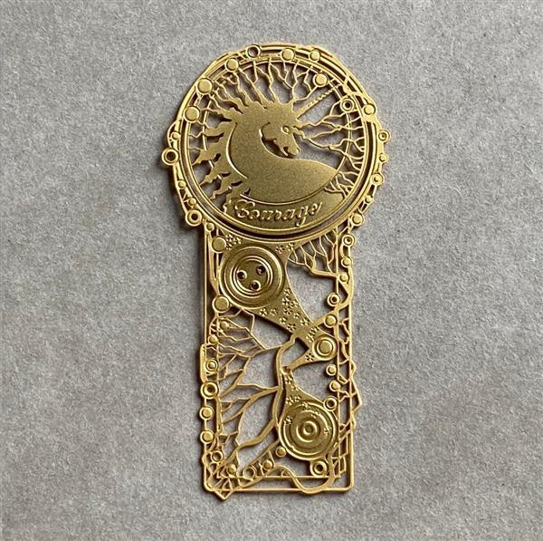 Tsnow勇氣獨角獸書籤/ 金色 eslite誠品 | 蝦皮購物