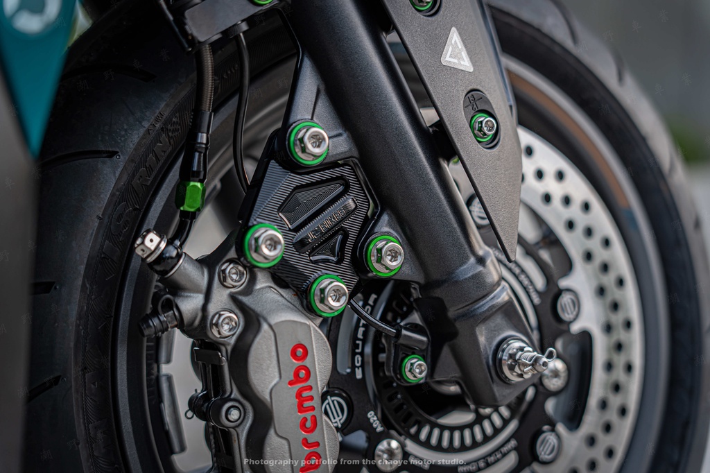 台中潮野車業 JZ BIKES 對四卡鉗座 267mm 卡鉗轉接座 對四卡座 FORCE 2.0 六代勁戰 | 蝦皮購物