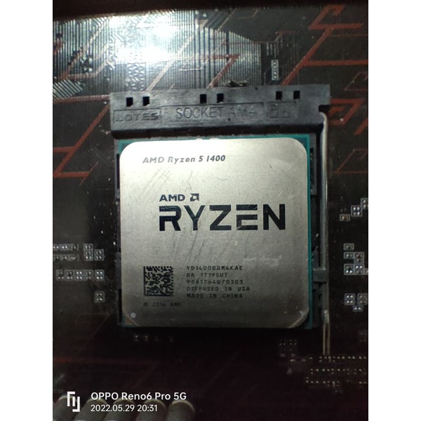 台灣賣家，快速出貨 Amd Ryzen 5 1400 R5 1400 3.2 GHz 四核八線 CPU 處理器 | 蝦皮購物