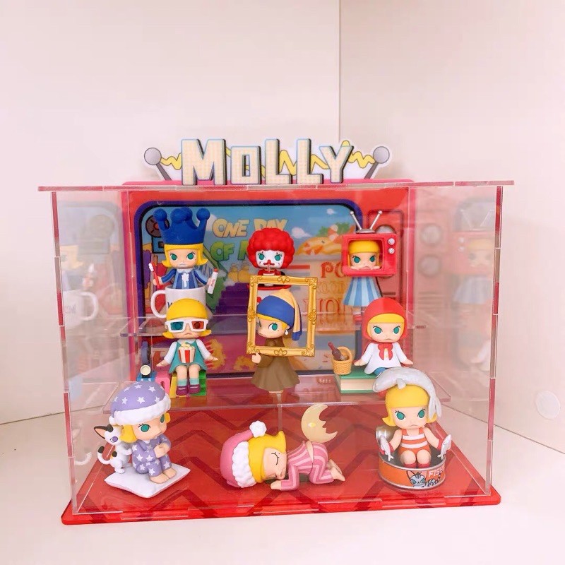 🌸POPMART泡泡瑪特系列 🌸可愛場景收納展示盒 | 蝦皮購物