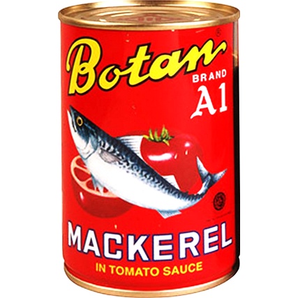 印尼 BOTAN Mackerel In Tomato Sauce 鯖魚罐頭 155g / 425g | 蝦皮購物
