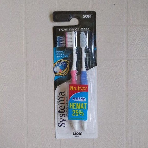 Systema Power Clean 普通軟牙刷 2 件裝 | 蝦皮購物