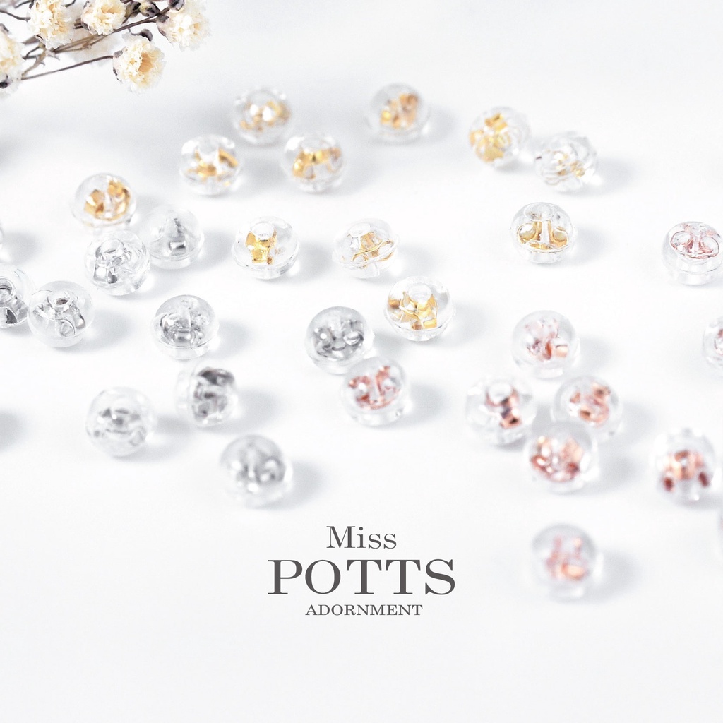 MissPotts｜矽膠純銀耳扣 S925純銀耳扣 925耳堵 純銀飾品 蝴蝶夾 矽膠 耳扣 耳堵 耳塞 耳環配件 | 蝦皮購物