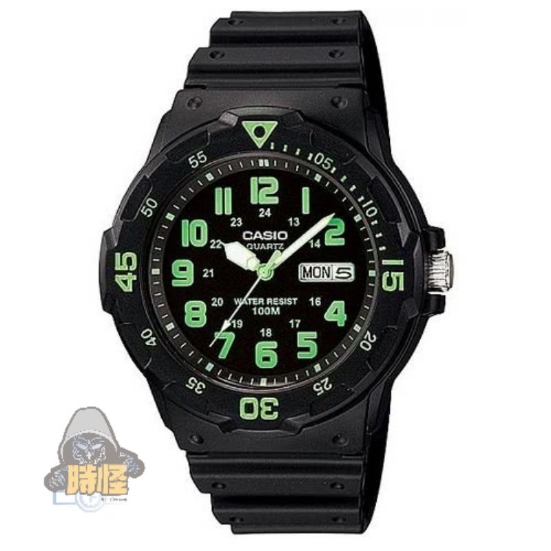 【CASIO】台灣卡西歐公司貨 潛水風DIVER LOOK系列錶 100米防水(MRW-200H-3B) | 蝦皮購物