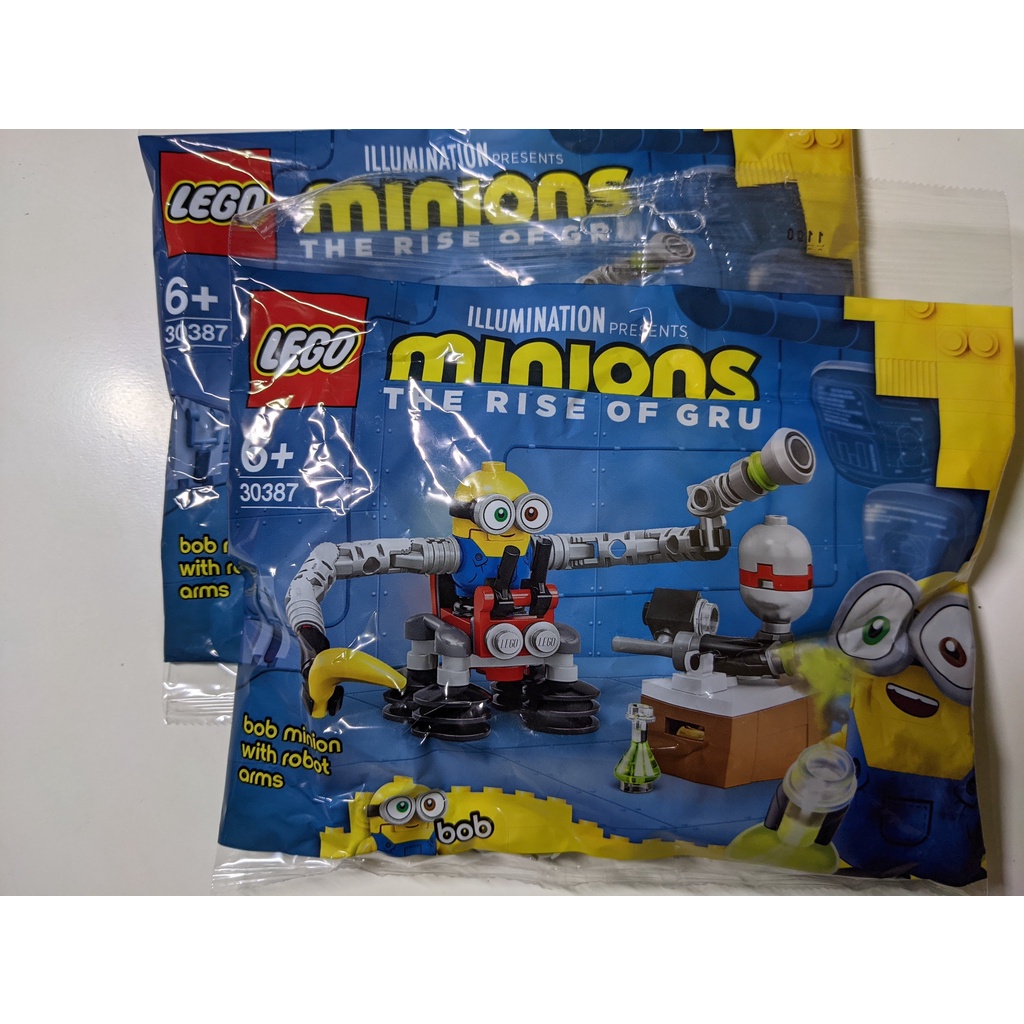 LEGO Minions 30387 Bob Minion with Robot Arms Polybag 小小兵 | 蝦皮購物