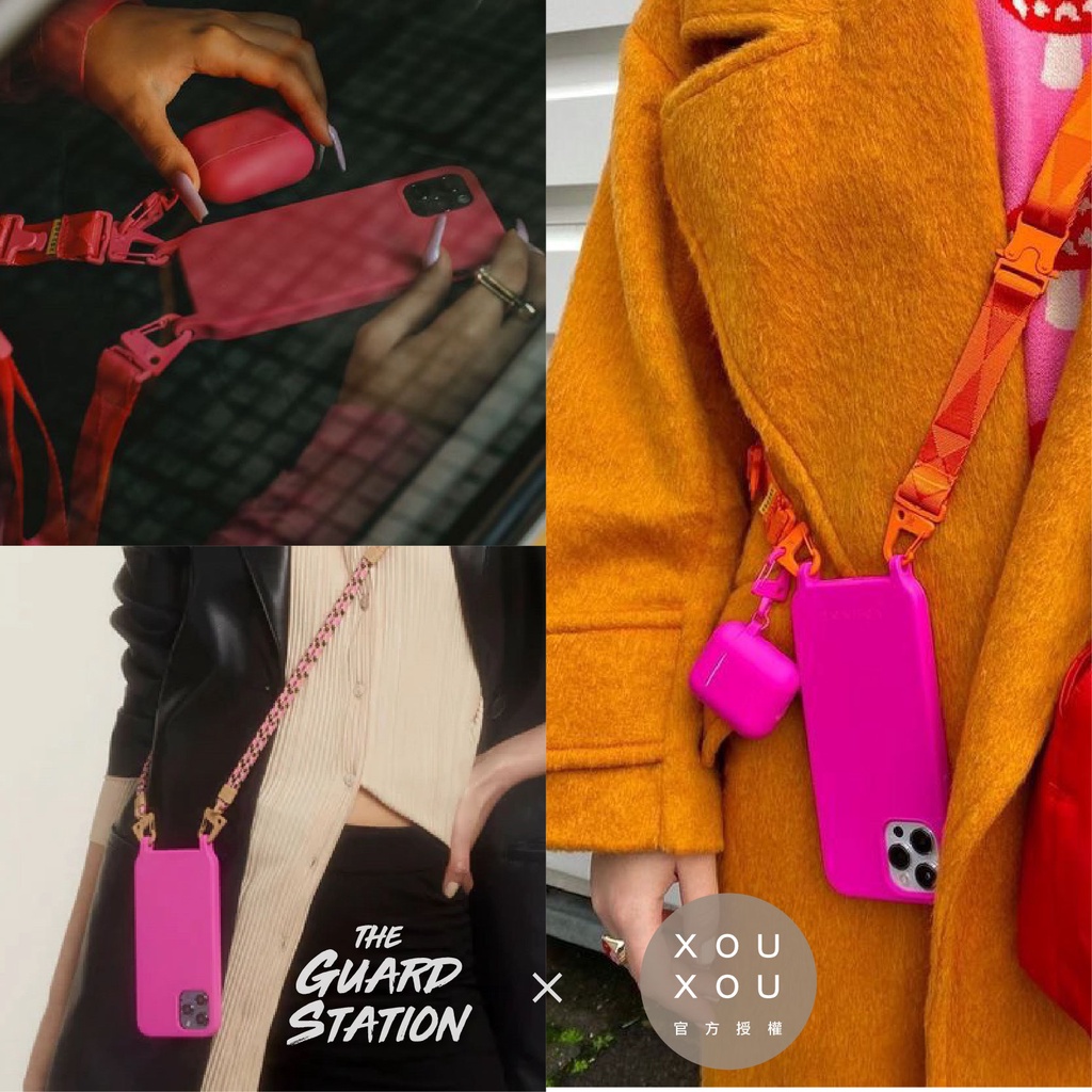 XOUXOU｜透明系列掛繩手機殼 適用 iPhone16 15 14 FARBE全包覆 clear magsafe | 蝦皮購物