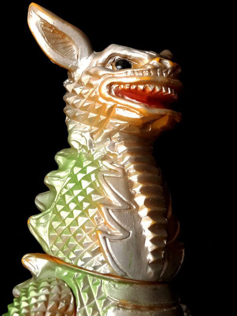 F-3 櫃 現狀品 ： 1991 BULLMARK 25周年紀念 限定復刻 腦波怪獸 陽戈 GYANGO 富貴玩具店 | 蝦皮購物