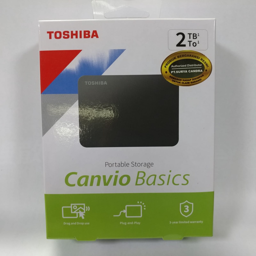 東芝 Canvio Basics 2TB Basics USB 3.0 外置硬盤, 用於 Canvio Basic | 蝦皮購物