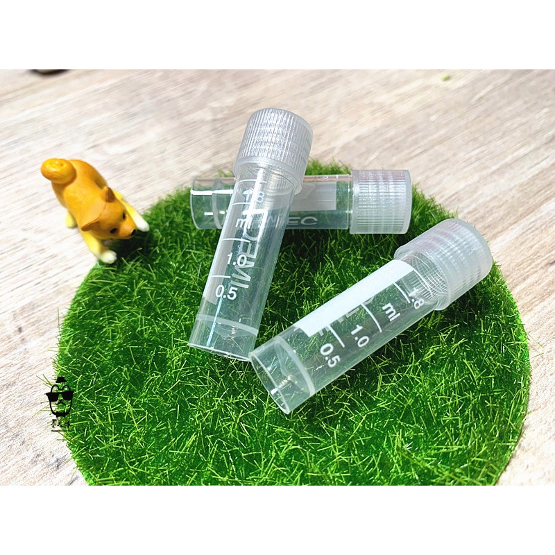【好用的塑膠小瓶】冷凍管1.8ml 2ml (透明蓋) 帶刻度 | 蝦皮購物