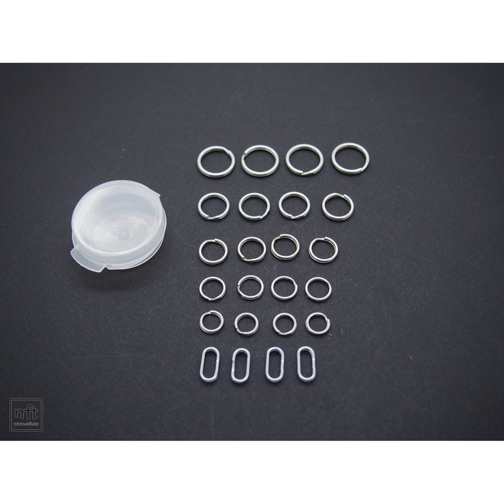 MFT 美國 TEC Accessories Split Ring Kit #1 多種規格尺寸 鑰匙圈環 橢圓形 | 蝦皮購物