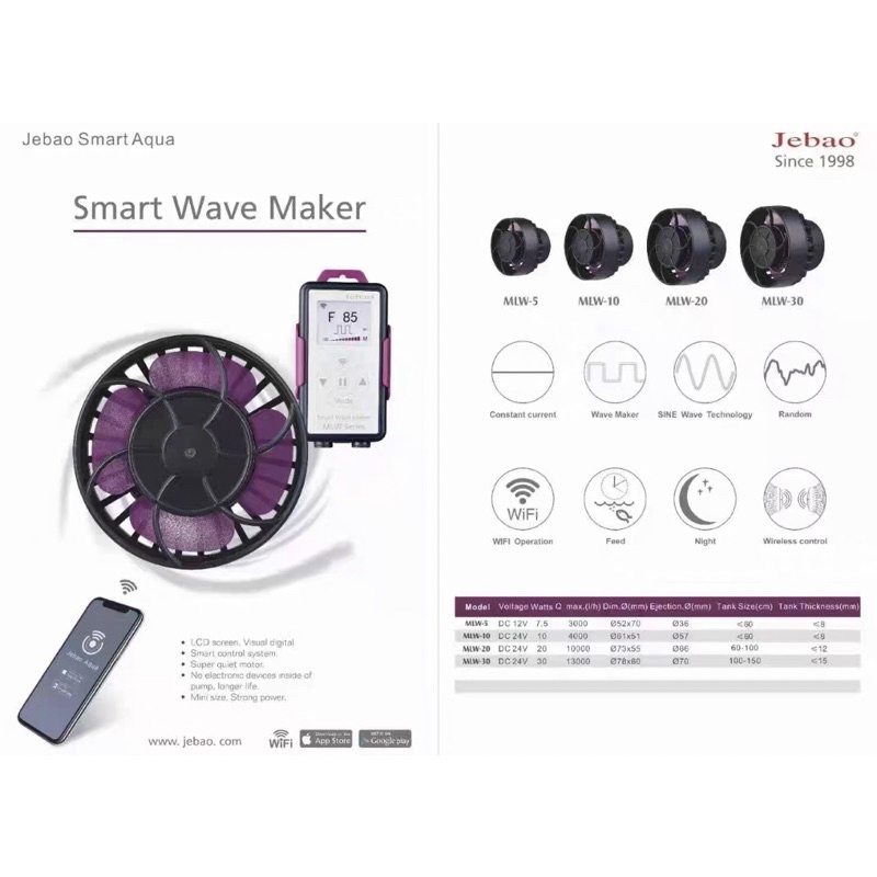 【林美美水族】捷寶Jebao新款液晶顯示 造浪MLW-5 10 20 30 | 蝦皮購物