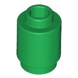 樂高 LEGO 綠色 1x1 圓形磚 圓柱 3062b 306228 積木 Green Brick Round Stud | 蝦皮購物