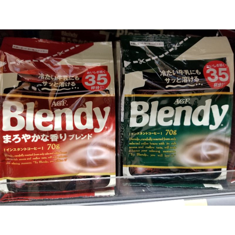 AGF 芳醇 Blendy 即溶咖啡-經典/柔香70g／AGF Maxim濃郁即溶咖啡-金罐 | 蝦皮購物